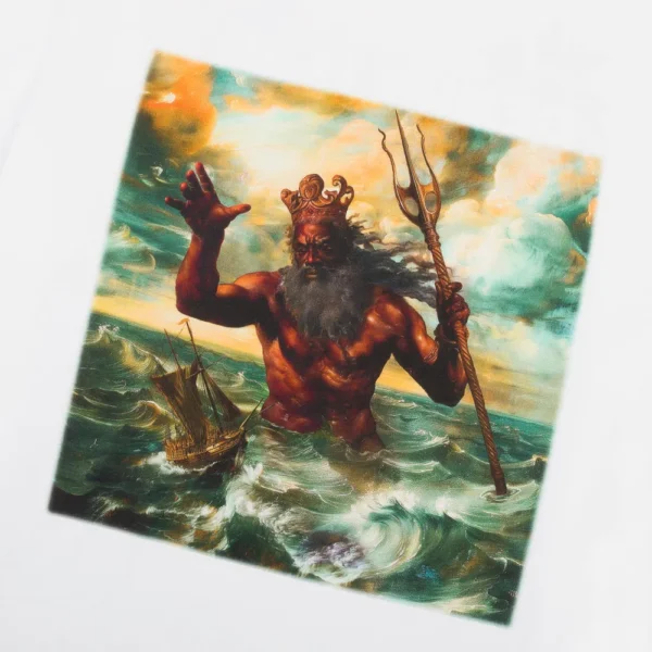 Denim Tears Poseidon’s Revenge White Tee